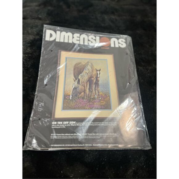 Dimensions | Office | Dimensions Crewel Kit 328 On The Shy Side Mother ...